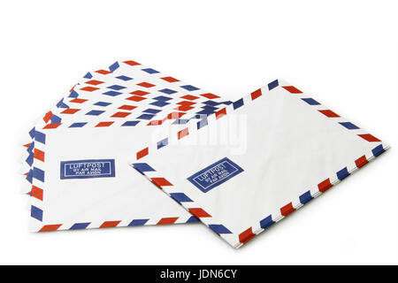Envelopes with the words air mail in different languages Stock Photo ...