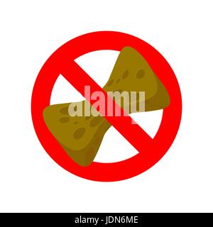 Stop old sponge. It is forbidden to use sponge for washing. Red ...