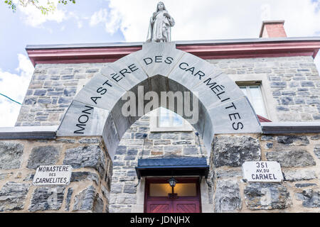 Canada Quebec City Monastère des Ursulines Monastery Stock Photo - Alamy