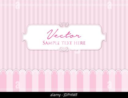 pink color background with stripe lines silhouettes with cute kawaii ...