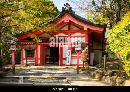 A part of the Kasuga-Taisha Temple complex in Nara Park, Nara, Nara ...