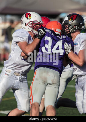 NORCAL Lions Club Football All Star game in Oroville, California Stock ...