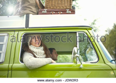 People on van driving to travel, journey trips, adventure Stock Vector ...