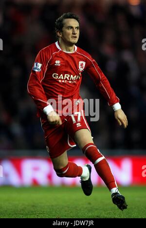 TUNCAY SANLI MIDDLESBROUGH FC RIVERSIDE STADIUM MIDDLESBROUGH ENGLAND ...