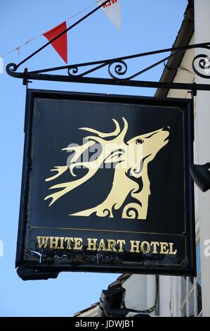 White Hart Hotel, Dunstable Street, Ampthill, Bedfordshire Stock Photo ...