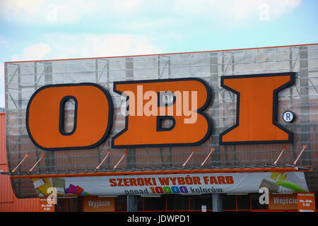 Obi Garden store sign logo Stock Photo - Alamy
