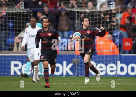 CESC FABREGAS BOLTON V ARSENAL REEBOK STADIUM BOLTON ENGLAND 29 March ...
