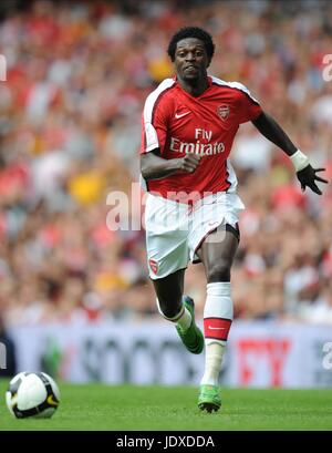 EMMANUEL ADEBAYOR ARSENAL FC EMIRATES STADIUM ARSENAL LONDON ENGLAND 02 ...