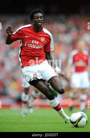 EMMANUEL ADEBAYOR ARSENAL FC EMIRATES STADIUM LONDON ENGLAND 02 August ...