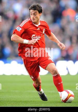 ALBERT RIERA LIVERPOOL FC CITY OF MANCHESTER STADIUM MANCHESTER ENGLAND ...