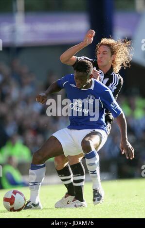 LOUIS SAHA FABRICIO COLOCCINI EVERTON V NEWCASTLE GOODISON PARK ...