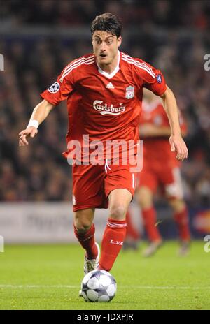 ALBERT RIERA LIVERPOOL FC ANFIELD LIVERPOOL ENGLAND 01 October 2008 ...