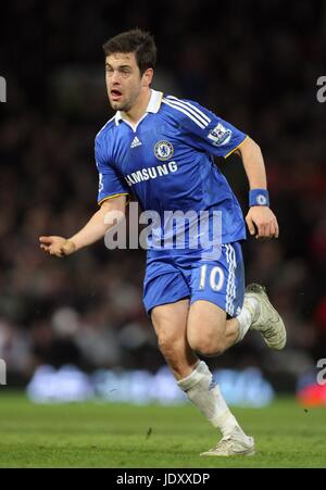 JOE COLE CHELSEA FC OLD TRAFFORD MANCHESTER ENGLAND 11 January 2009 ...