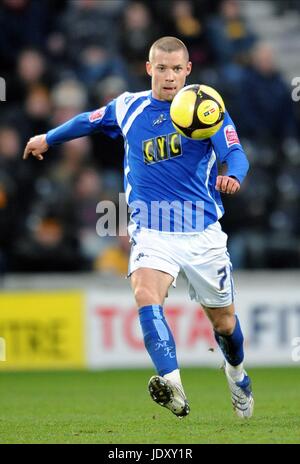 ALAN DUNNE MILLWALL FC KC STADIUM HULL ENGLAND 24 January 2009 Stock ...