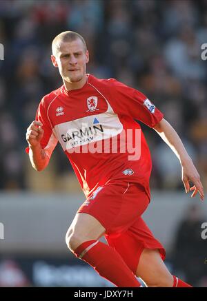 DAVID WHEATER MIDDLESBROUGH FC MOLINEUX STADIUM WOLVERHAMPTON ENGLAND ...