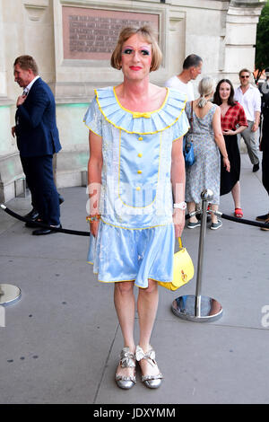 Grayson Perry arriving at the V&A Summer Party, which is celebrating ...