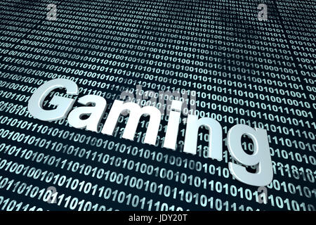 Digital Gaming. 3D rendered Illustration Stock Photo - Alamy