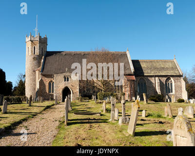 The parish church of St. Edmund at Acle, Norfolk Stock Photo - Alamy