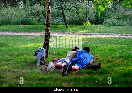 Bournemouth Dorset UK 21st June 2036 UK Weather Relaxing At Sunny