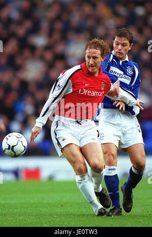 STEPHEN HUGHES & RAY PARLOUR EVERTON V ARSENAL GOODISON PARK LIVERPOOL ...