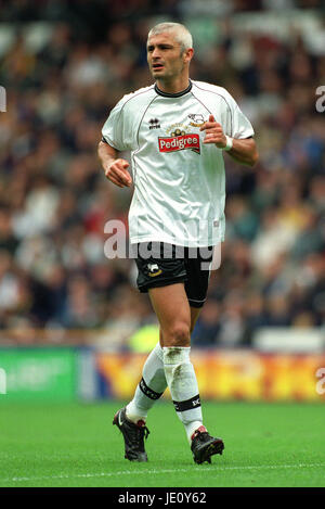 FABRIZIO RAVANELLI DERBY COUNTY FC STOKE BRITANIA STADIUM 04 August ...