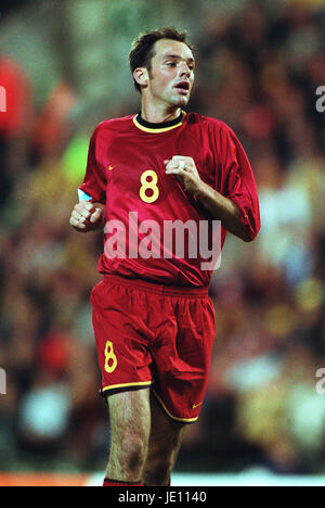 BART GOOR BELGIUM BRUSSELS STADE ROI BAUDOUIN 05 September 2001 Stock ...