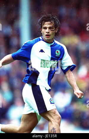 CORRADO GRABBI BLACKBURN ROVERS FC 25 August 2001 Stock Photo - Alamy