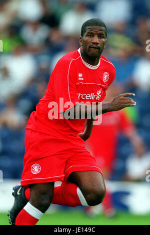 HAMILTON RICARD MIDDLESBROUGH FC 28 August 1999 Stock Photo - Alamy