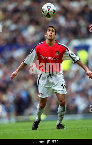 SILVINHO ARSENAL FC MANCHESTER OLD TRAFORD MANCHESTER 09 April 2001 ...