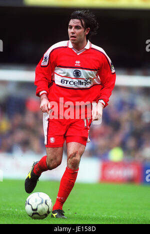 KEITH O'NEILL MIDDLESBROUGH FC STAMFORD BRIDGE CHELSEA LONDON ENGLAND ...