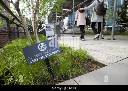 Stay on the Path Stock Photo - Alamy