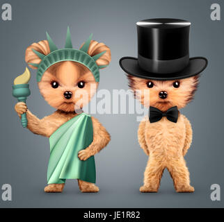 New year pet celebration as a night party with fireworks partying as a ...