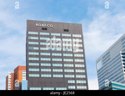 Modern Office building of the Dutch asset management firm Robeco ...