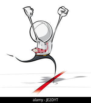 Sparse vector illustration of a of a generic Business cartoon character ...