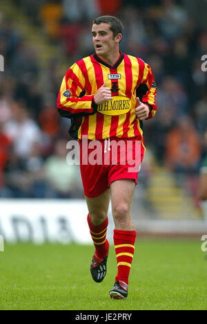 JAMIE BUCHAN PARTICK THISTLE FC FIRHILL GLASGOW SCOTLAND 03 August 2002 ...