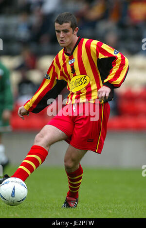 JAMIE BUCHAN PARTICK THISTLE FC FIRHILL GLASGOW SCOTLAND 03 August 2002 ...