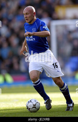 THOMAS GRAVESEN EVERTON FC GOODISON PARK LIVERPOOL ENGLAND 30 October ...