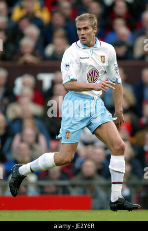 OLOF MELLBERG ASTON VILLA FC OLD TRAFFORD MANCESTER 26 October 2002 ...