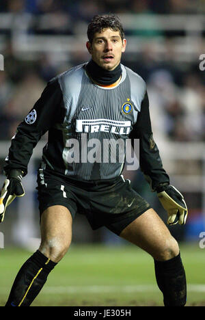 FRANCESCO TOLDO INTER MILAN ST JAMES PARK NEWCASTLE 27 November 2002 ...
