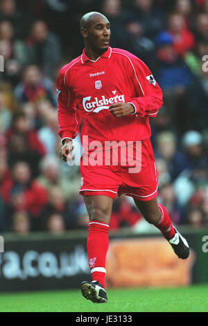 NICOLAS ANELKA LIVERPOOL FC ANFIELD LIVERPOOL 24 March 2002 Stock Photo ...
