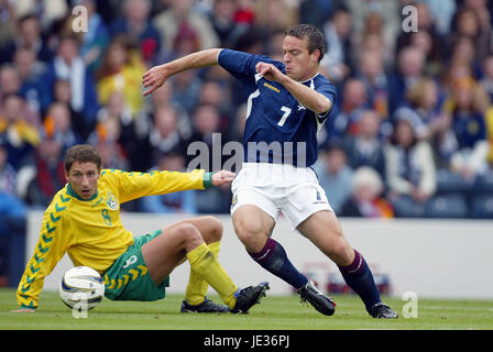 GAVIN RAE & BARAVICIUS SCOTLAND V LITHUANIA HAMPDEN PARK GLASGOW ...
