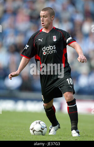 LEE CLARK FULHAM FC EWOOD PARK BLACKBURN 28 September 2003 Stock Photo ...