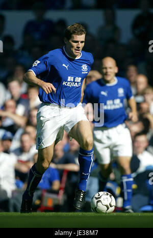KEVIN KILBANE EVERTON FC GOODISON PARK LIVERPOOL LIVERPOOL ENGLAND 15 ...