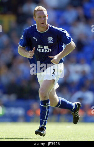 STEVE WATSON EVERTON FC GOODISON PARK EVERTON 18 November 2001 Stock ...