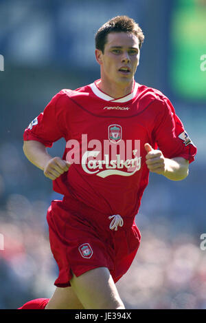 STEVE FINNAN LIVERPOOL FC GOODISON PARK LIVERPOOL ENGLAND 30 August ...
