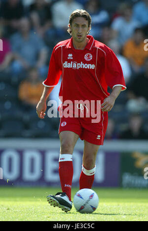 JONATHAN GREENING MIDDLESBROUGH FC KC STADIUM HULL ENGLAND 26 July 2003 ...