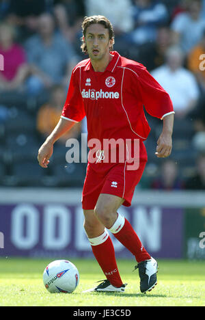 JONATHAN GREENING MIDDLESBROUGH FC KC STADIUM HULL ENGLAND 26 July 2003 ...