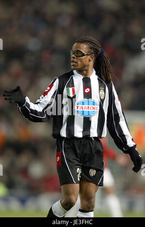 EDGAR DAVIDS JUVENTUS OLD TRAFFORD MANCESTER 19 February 2003 Stock ...