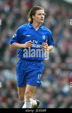 EMMANUEL PETIT CHELSEA FC OLD TRAFFORD MANCHESTER 18 January 2003 Stock ...