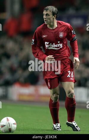 STEPHEN WARNOCK LIVERPOOL FC ANFIELD LIVERPOOL ENGLAND 10 November 2004 ...